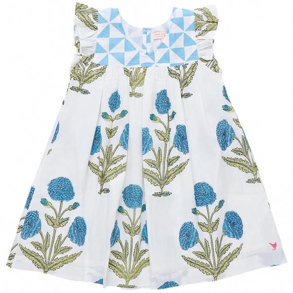 Pink Chicken | Dresses | New Pink Chicken Girls Courtney Dress In Blue ...